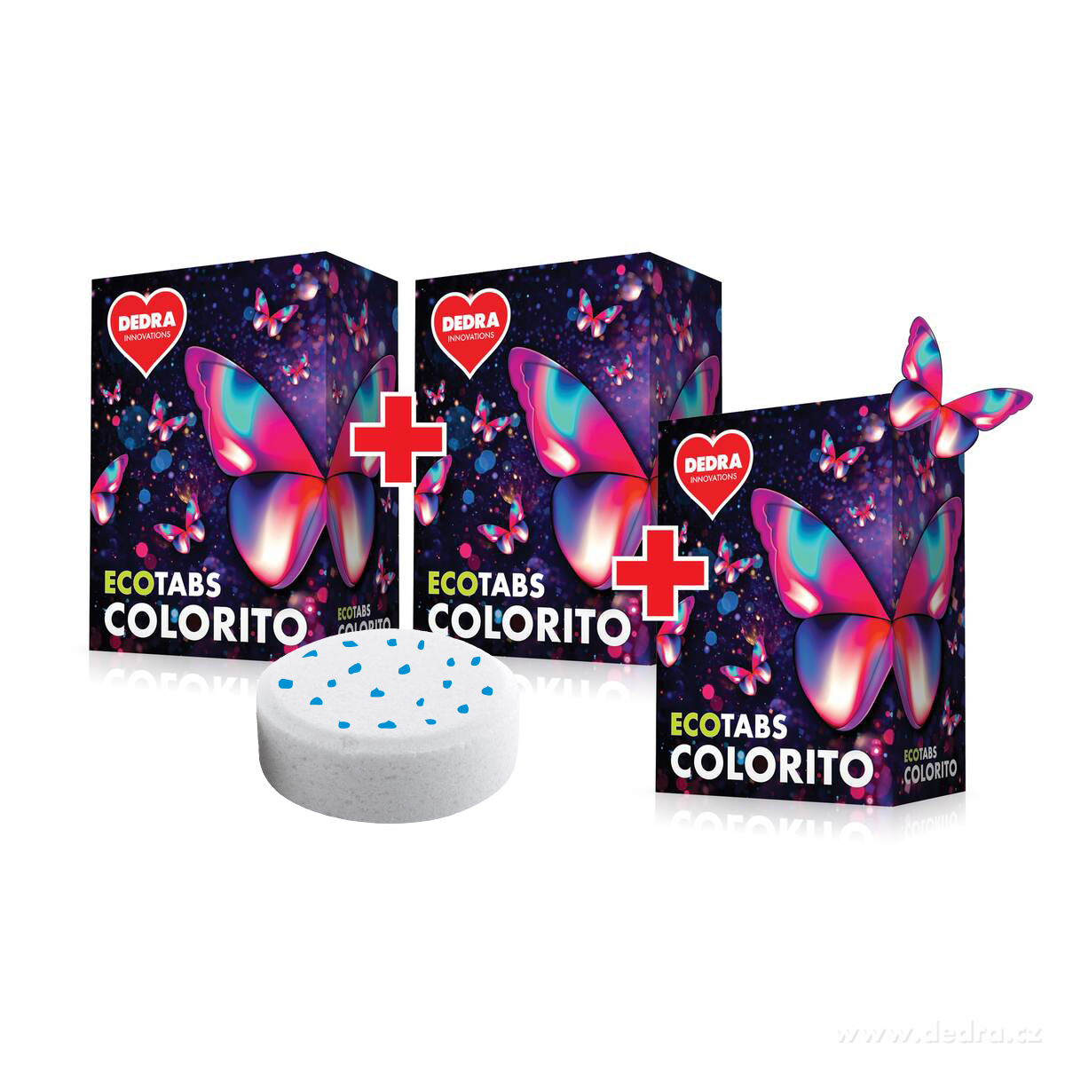 3× COLORITO | Tablety na barevné prádlo | šetrné k barvám & enzymy | ECOTABS | 78 praní - Vaše ...