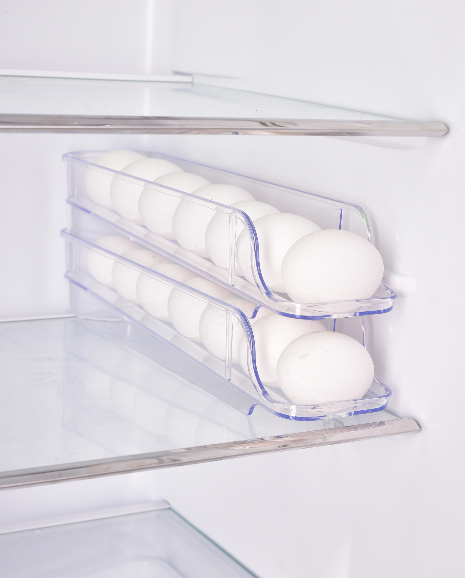 EGGY | samospádový box na vajíčka 2patrový | zásobník na vejce do ...