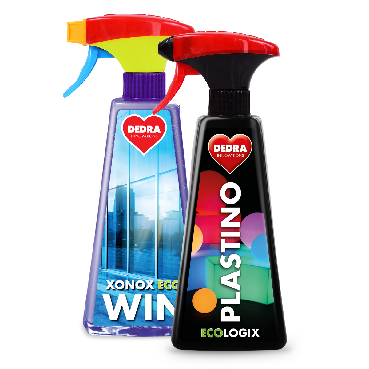 Zestaw 1+1 do CZYSTYCH OKIEN płyn do okien, szyb i luster XONOX ECO WIN ...