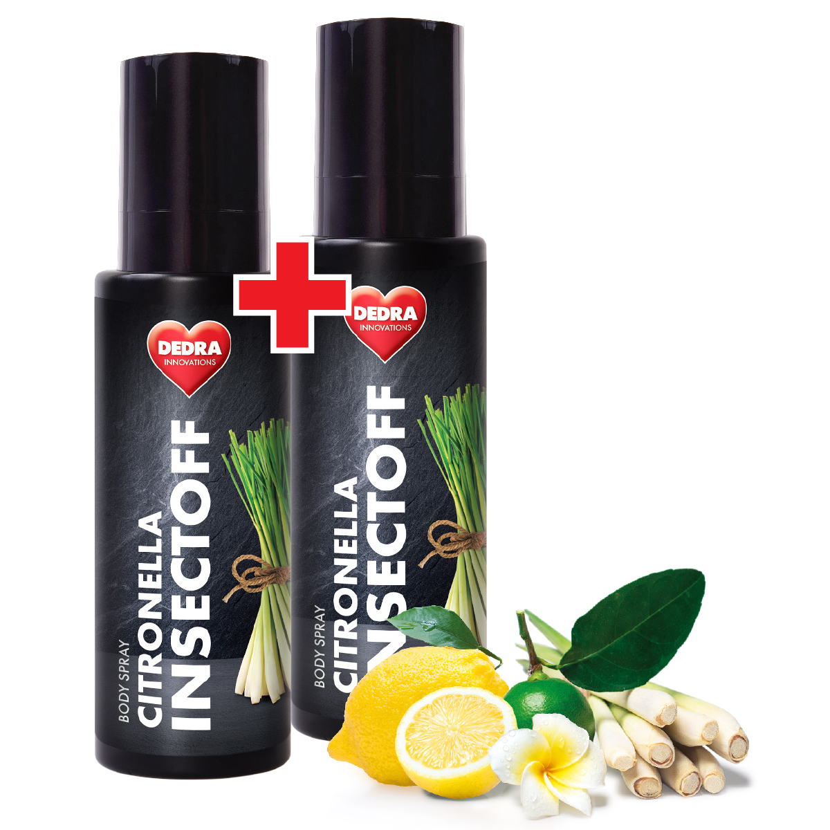 ZESTAW 1+1 | CITRONELLA INSECTOFF | spray do ciała z naturalnymi ...