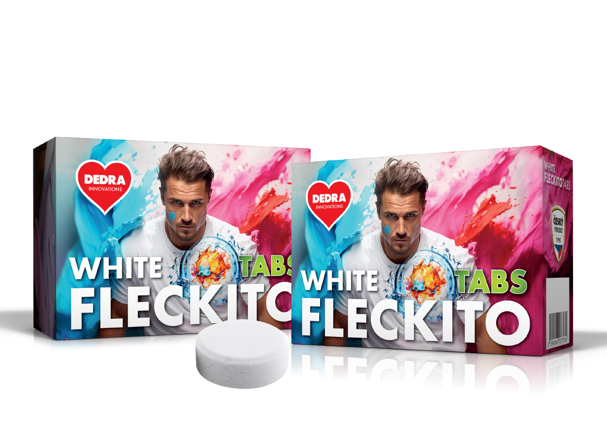 2× FLECKITO | Tablety na skvrny pro zářivě bílé prádlo | enzymy & ECO ...