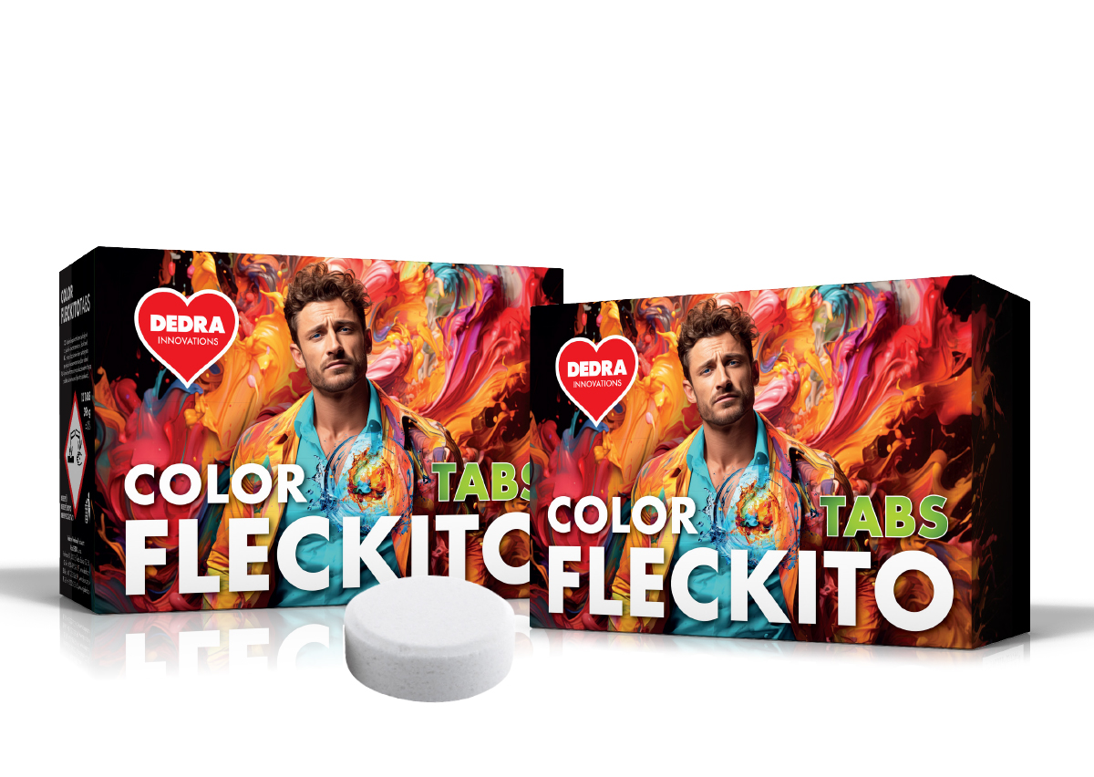 2× FLECKITO | Inteligentní tablety na skvrny pro barevné prádlo ...