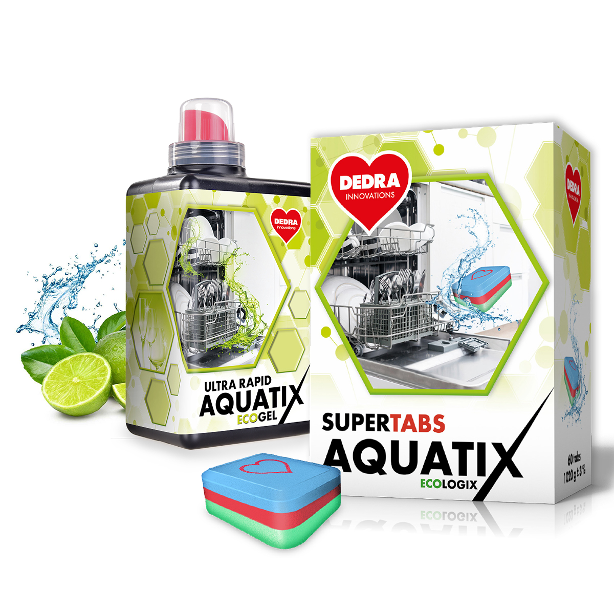 SADA 1+1 | AQUATIX gel + tablety do myčky | 120 mytí - Vaše DEDRA ...