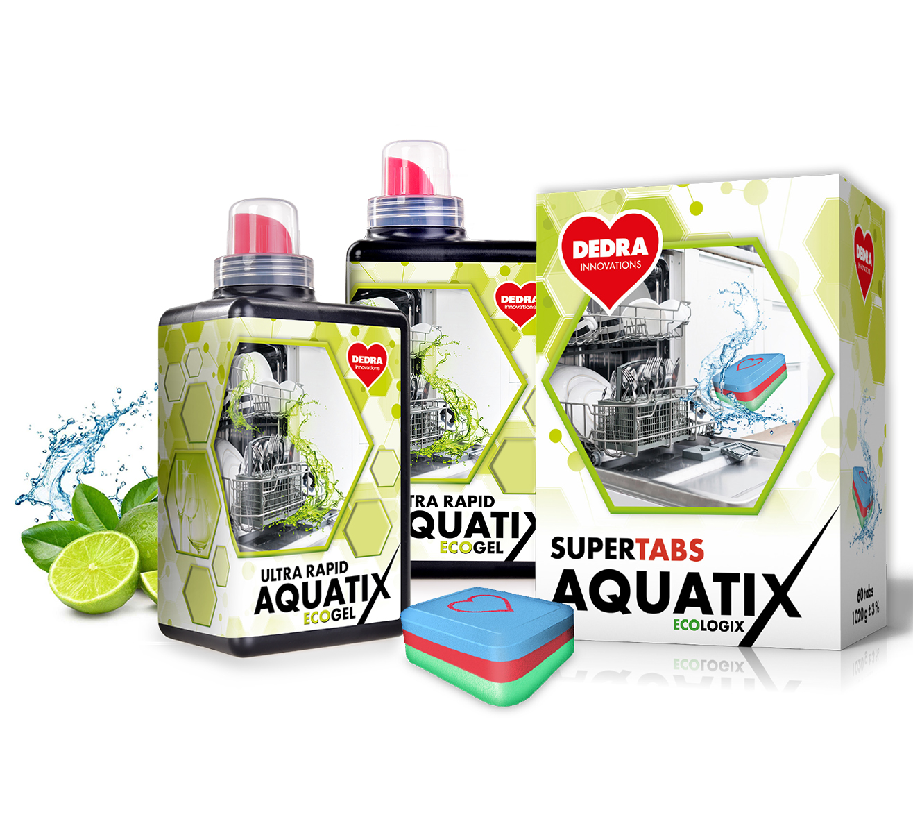 2+1 ZDARMA | AQUATIX gely + tablety do myčky | 180 mytí - Vaše DEDRA ...